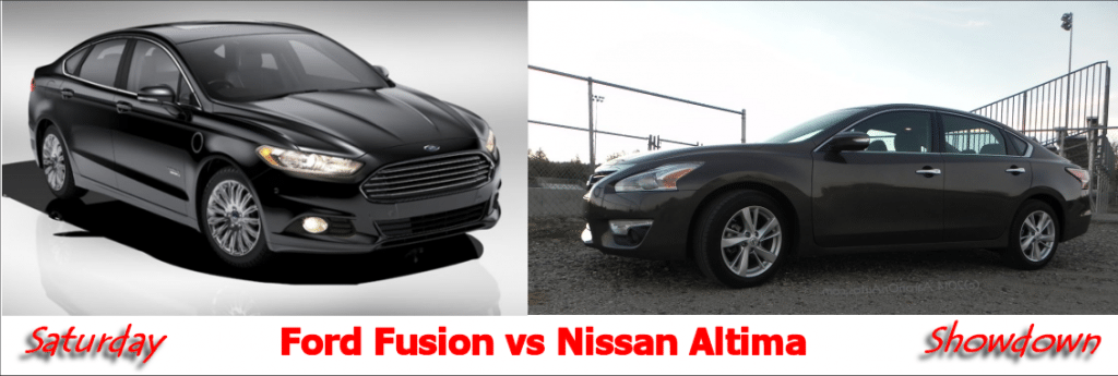 Nissan Altima vs Ford Fusion - Saturday Showdown - CarNewsCafe
